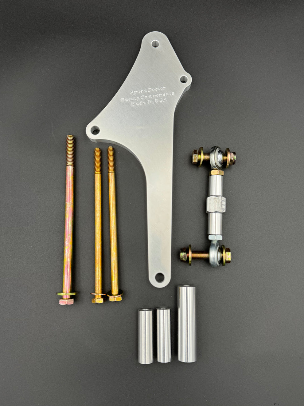 Extra Low Passenger Side SBF Alternator Bracket – 8.2/9.5 Deck